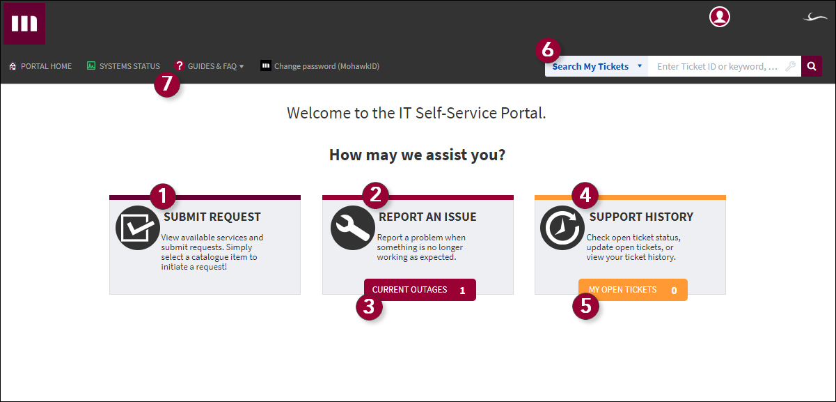 IT Self-Service Portal | Mohawk College