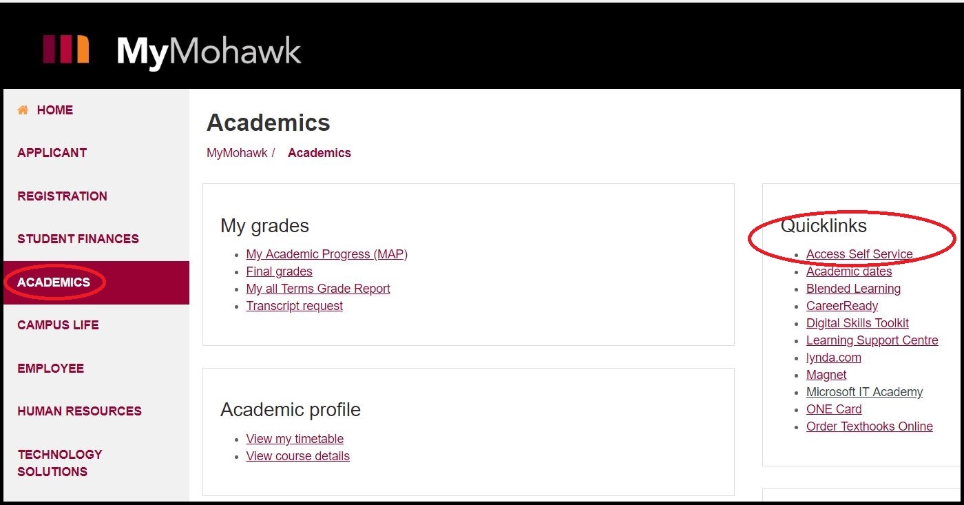Access Course Outlines | Mohawk College